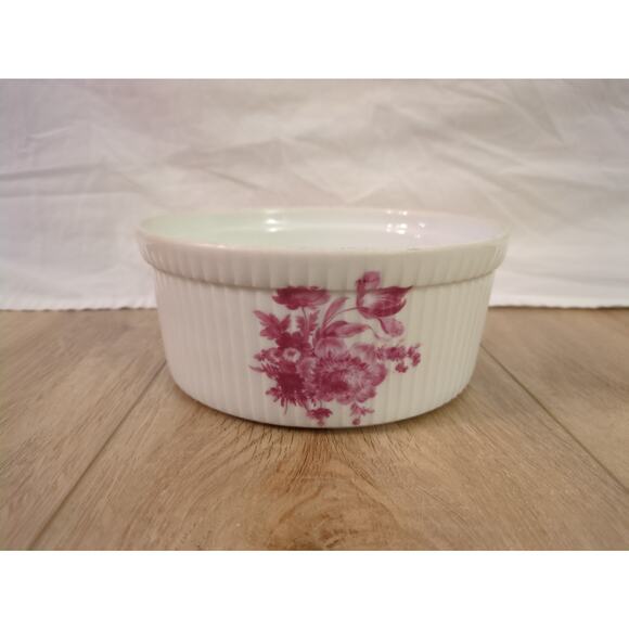 Apilco | Dining | Vintage 65 Apilco France Porcelain Pink Floral ...